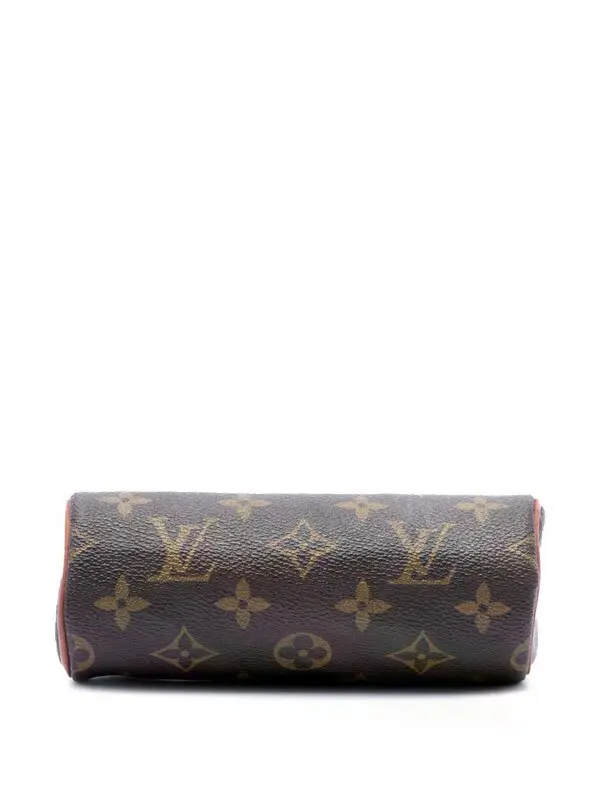 LOUIS VUITTON Monogram Canvas Papillon Pochette Handbag - Brown