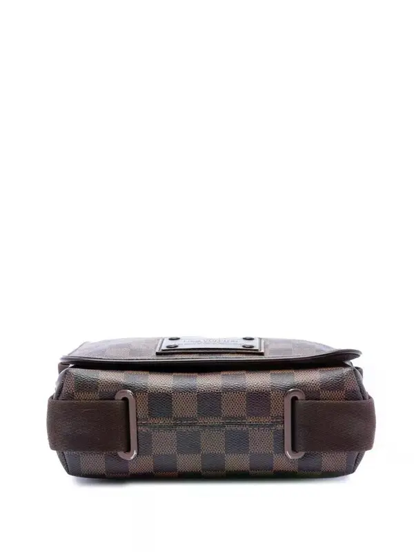 LOUIS VUITTON Damier Ebene Brooklyn Pm Crossbody Bag - Brown