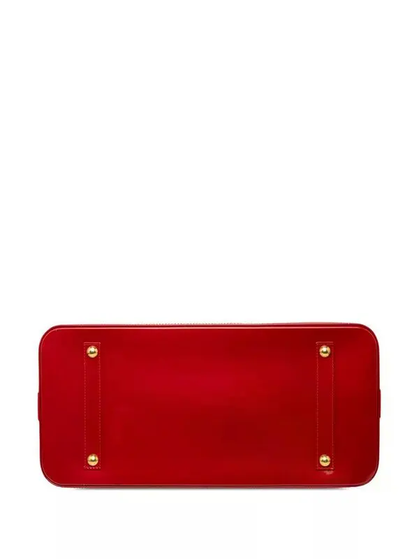 LOUIS VUITTON Monogram Vernis Alma Gm Handbag - Red