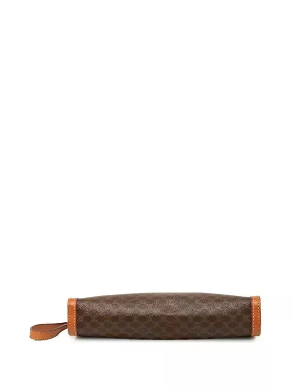 Celine Macadam Coated Canvas Clutch Bag