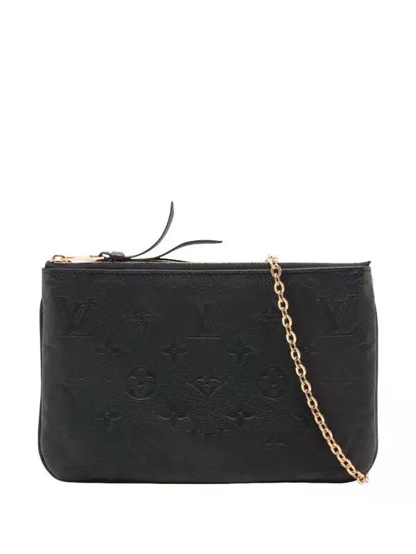 LOUIS VUITTON Monogram Empreinte Double Zip Pochette