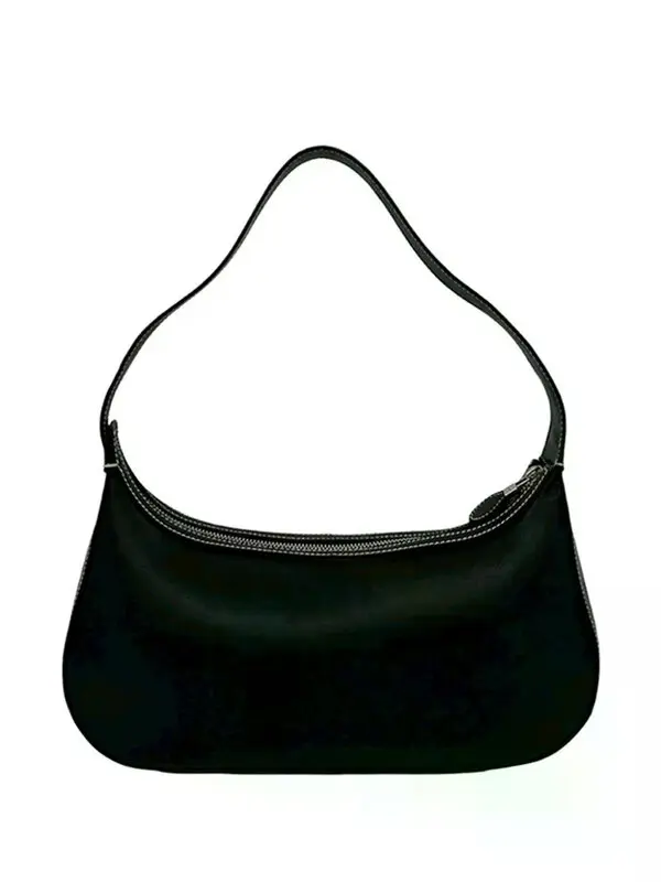 FERRAGAMO Gancini Stitched Leather Shoulder Bag