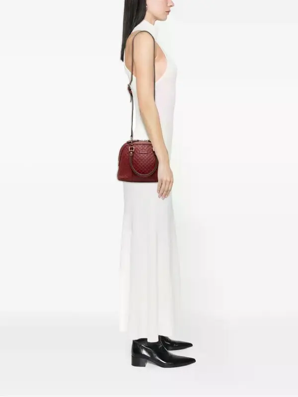 Gucci Mini Microssima Dome Satchel - Red