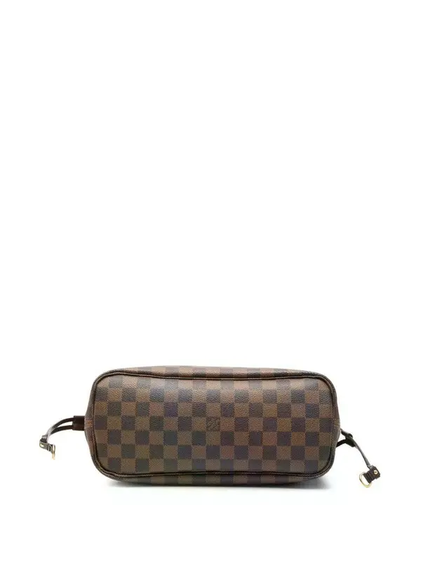 LOUIS VUITTON Damier Ebene Neverfull Pm Tote Bag - Brown