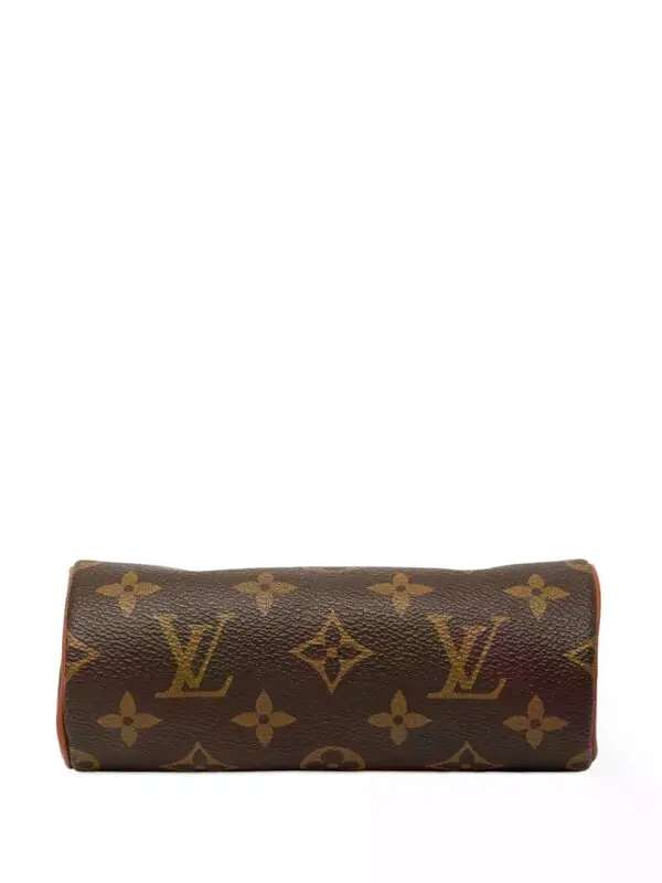 LOUIS VUITTON Monogram Papillon Pochette Handbag - Brown