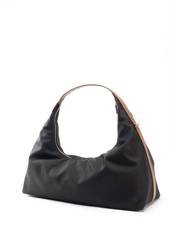 ELLEME Le Nylon Large Hobo Bag - Black