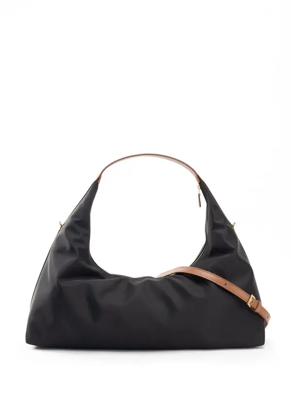 ELLEME Le Nylon Large Hobo Bag - Black