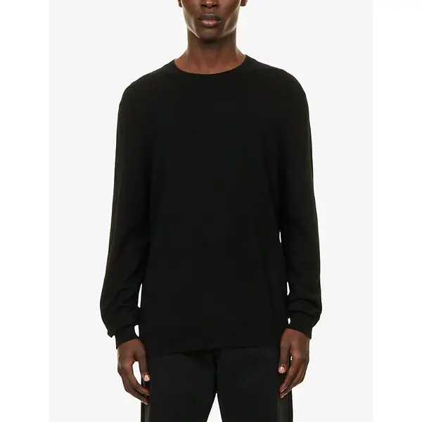 Nn07 Ted Crew-neck Wool Jumper - Black