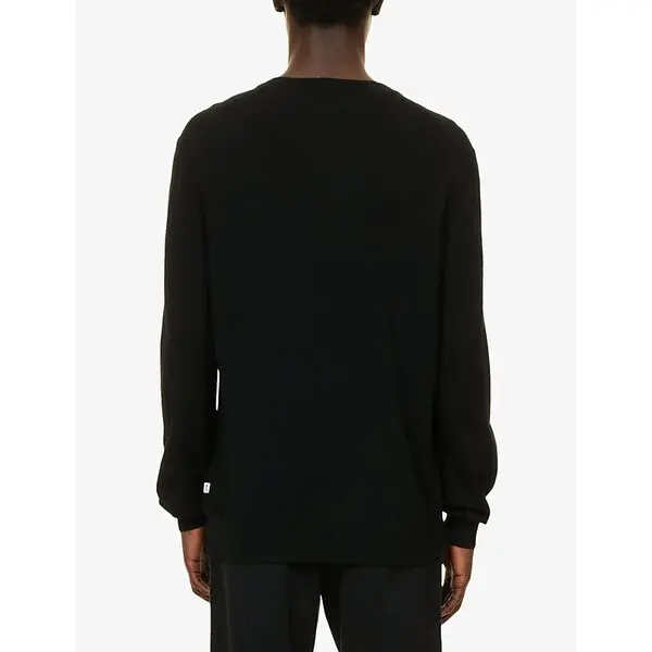 Nn07 Ted Crew-neck Wool Jumper - Black