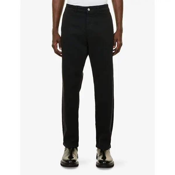 Nn07 Aden Straight-leg Cotton Chinos - Black