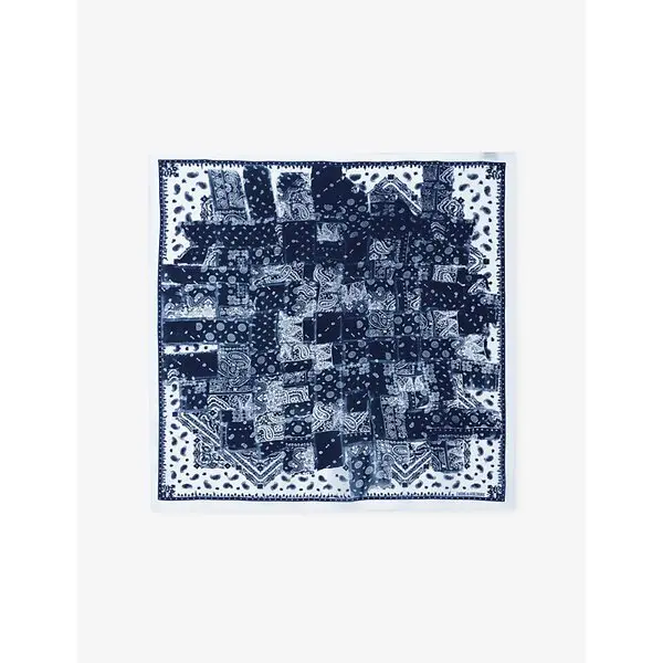 Zadig&Voltaire Blondie Denim Bandana Silk Scarf - Flash