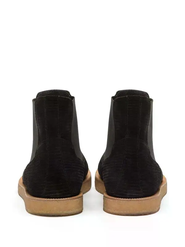 Dolce & Gabbana Corduroy Suede Chelsea Boots