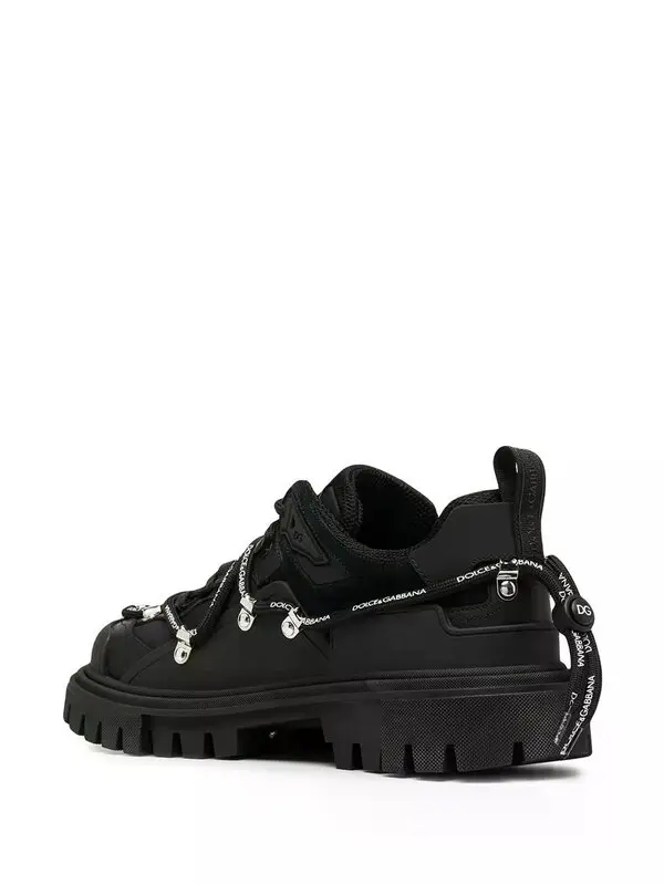 Dolce & Gabbana Embellished Leather Low-top Sneakers