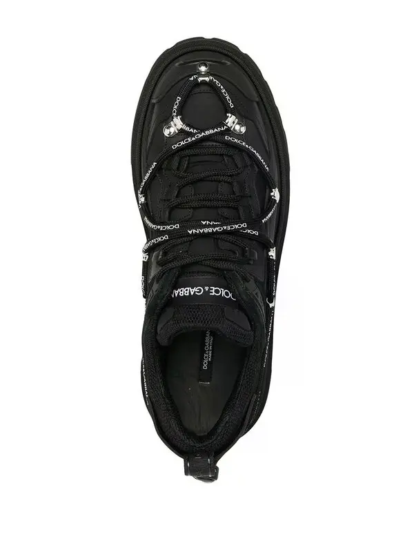 Dolce & Gabbana Embellished Leather Low-top Sneakers