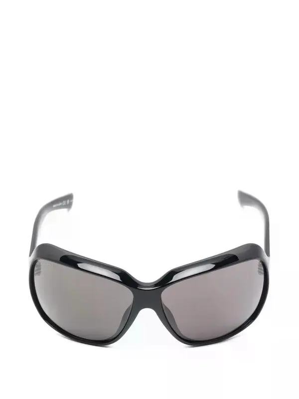 Gucci Logo-lettering Sunglasses - Black