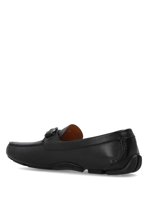 FERRAGAMO Parigi New Leather Loafers - Black