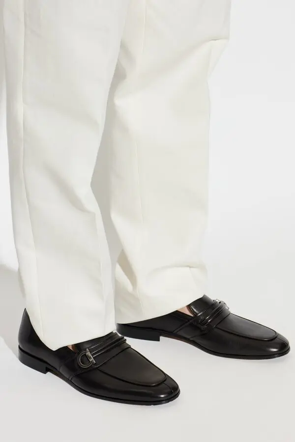 FERRAGAMO Saddle" Leather Loafers