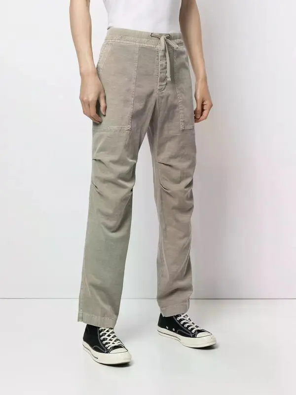 JAMES PERSE Straight-leg Drawstring Trousers