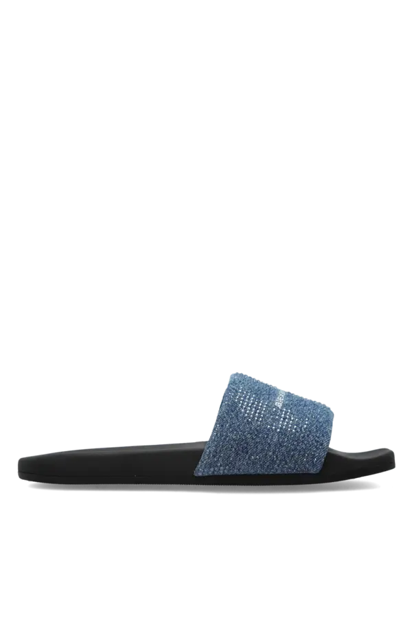 Alexander Wang Sequin Slides - Blue
