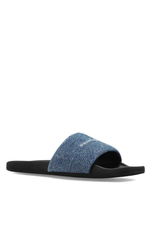 Alexander Wang Sequin Slides - Blue