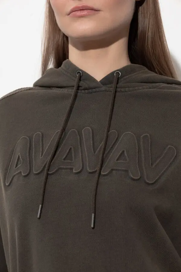 ADIDAS ORIGINALS X Avavav Oversized Cotton Knit Hoodie