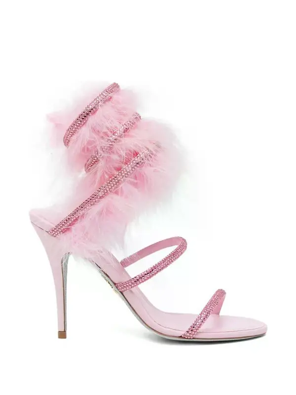 Rene Caovilla 100mm Crystal-embellished Sandals