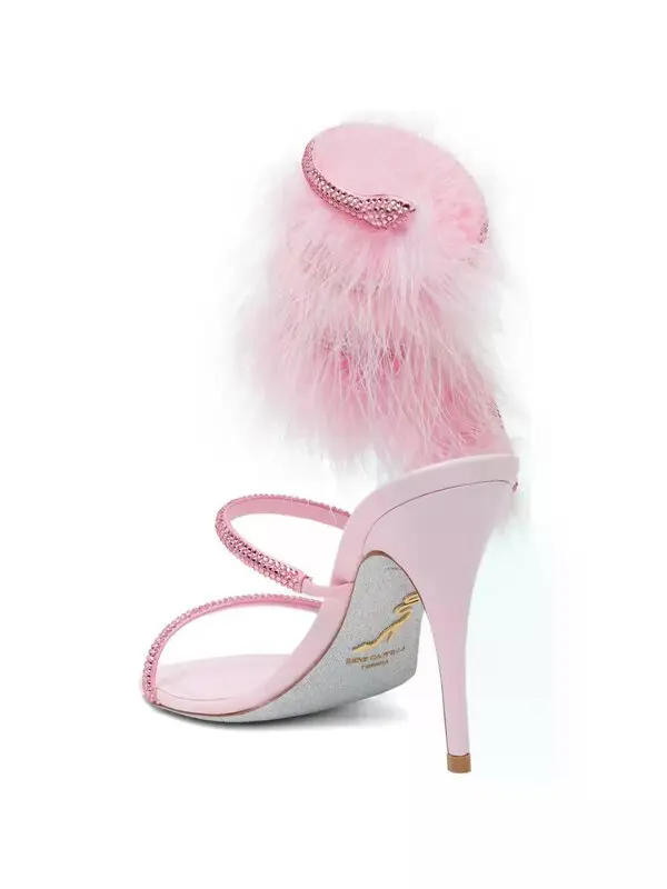 Rene Caovilla 100mm Crystal-embellished Sandals
