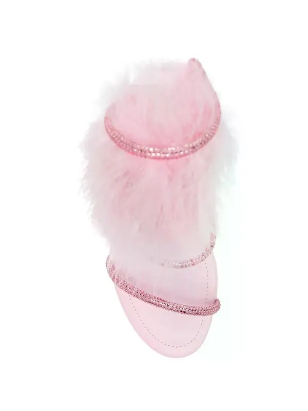 Rene Caovilla 100mm Crystal-embellished Sandals