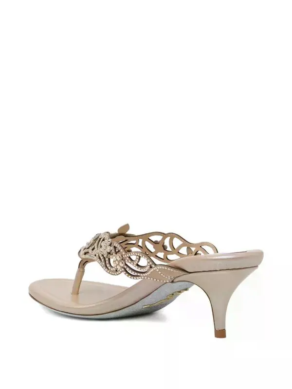 Rene Caovilla 60mm Crystal-embellished Sandals