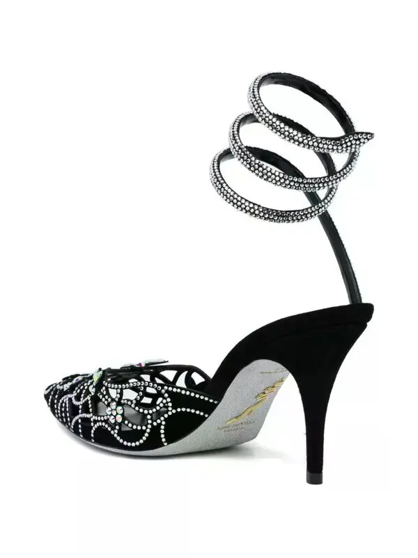 Rene Caovilla 80mm Crystal-embellished Pumps