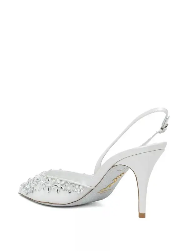 Rene Caovilla 80mm Crystal-embellished Pumps