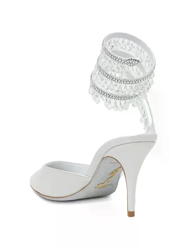 Rene Caovilla 80mm Crystal-embellished Pumps