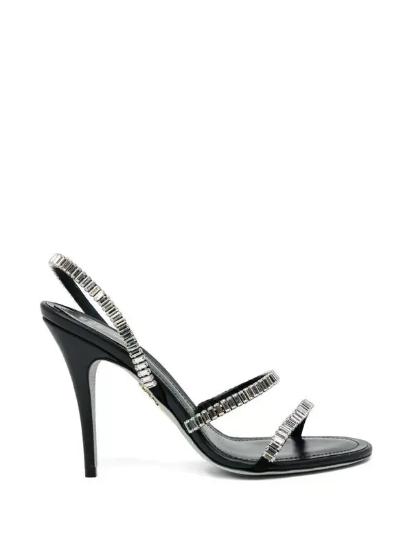 Rene Caovilla Crystal-embellished High Heel Sandals