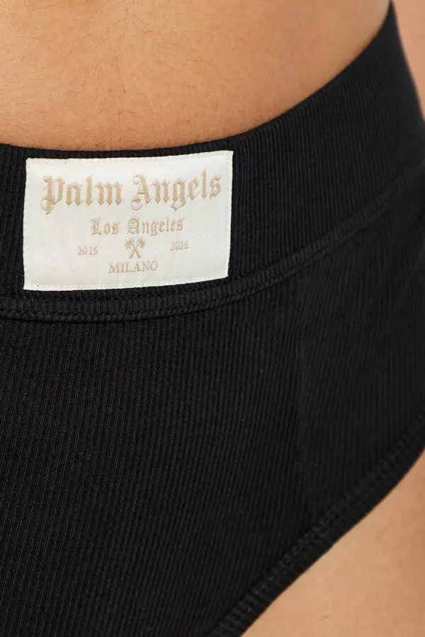 Palm Angels 3-pack Of High-waisted Cotton Thongs