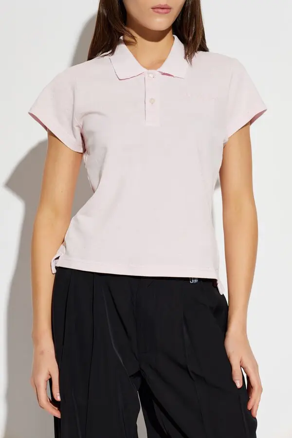Alexander Wang Polo With Crystal Embellishments