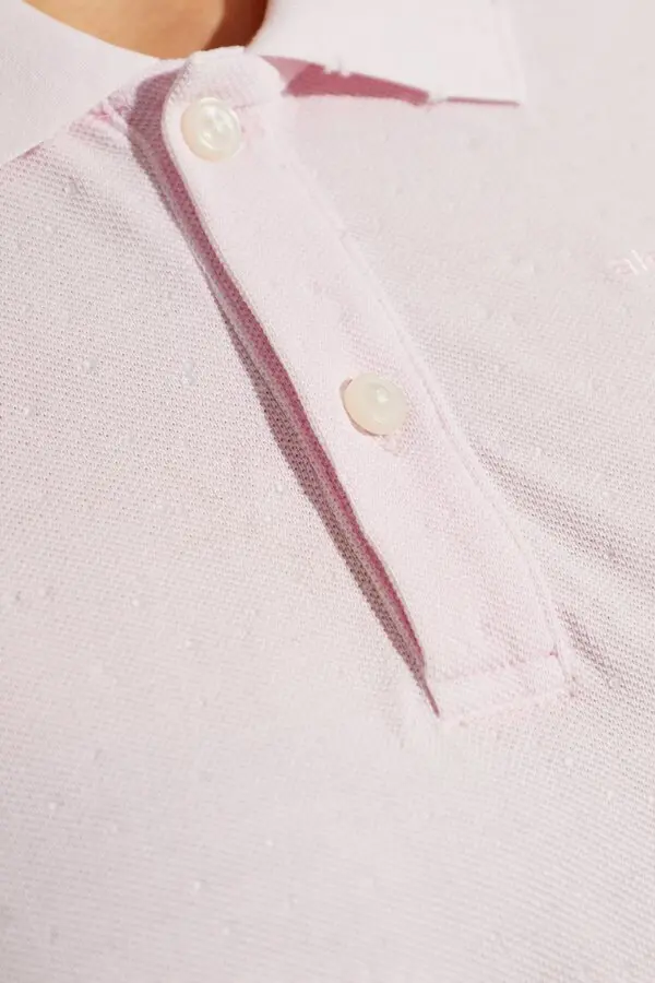 Alexander Wang Polo With Crystal Embellishments