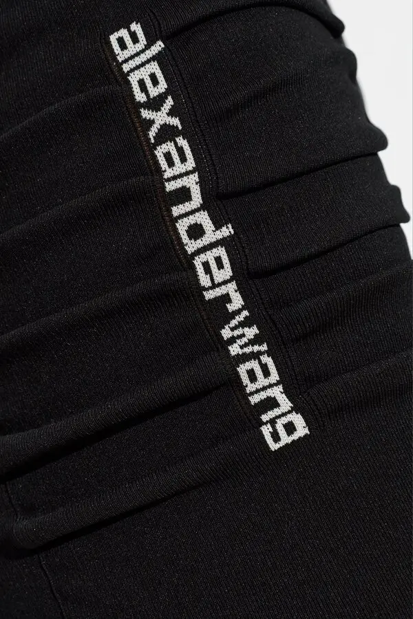 Alexander Wang High-waisted Ruched Shorts