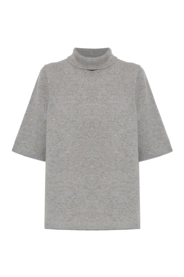 Alaïa Cashmere Ribbed Turtleneck Sweater