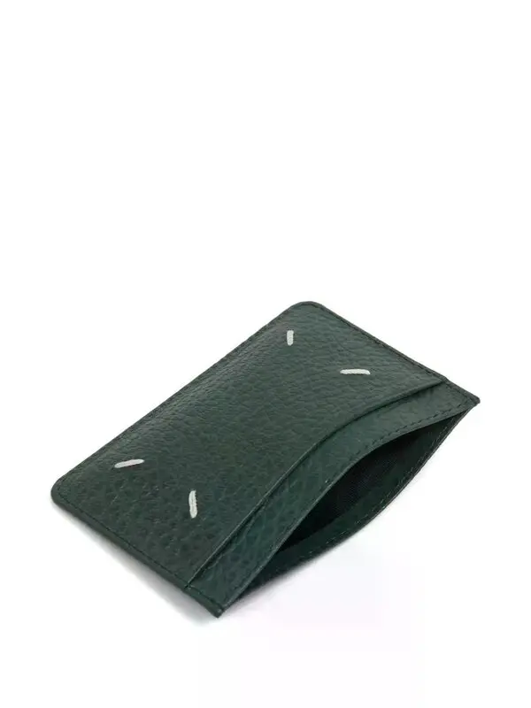 MAISON MARGIELA Four-stitch Embossed-grainy Card Holder