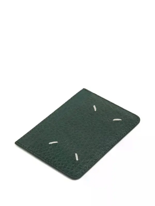 MAISON MARGIELA Four-stitch Embossed-grainy Card Holder