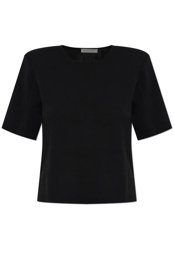 BY MALENE BIRGER Amber" Knit Top - Black