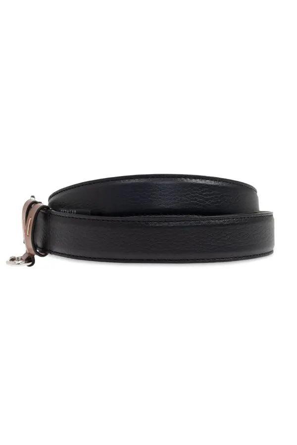 MAISON MARGIELA Logo Plaque Buckled Belt