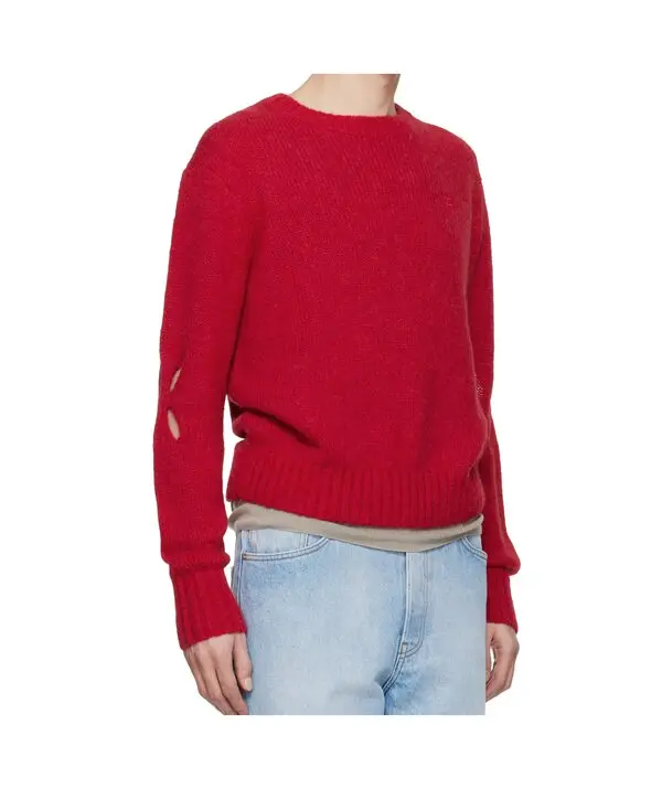 STEFAN COOKE Crew Neck Distressed Sweater