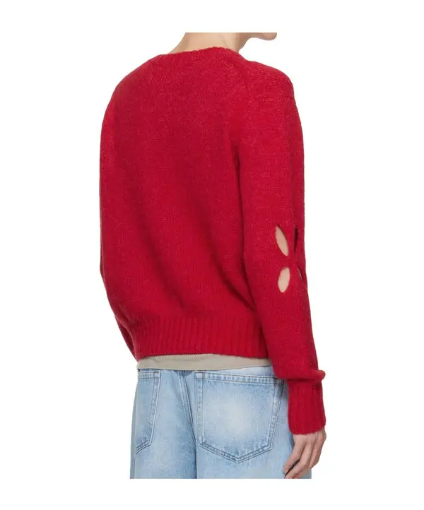 STEFAN COOKE Crew Neck Distressed Sweater