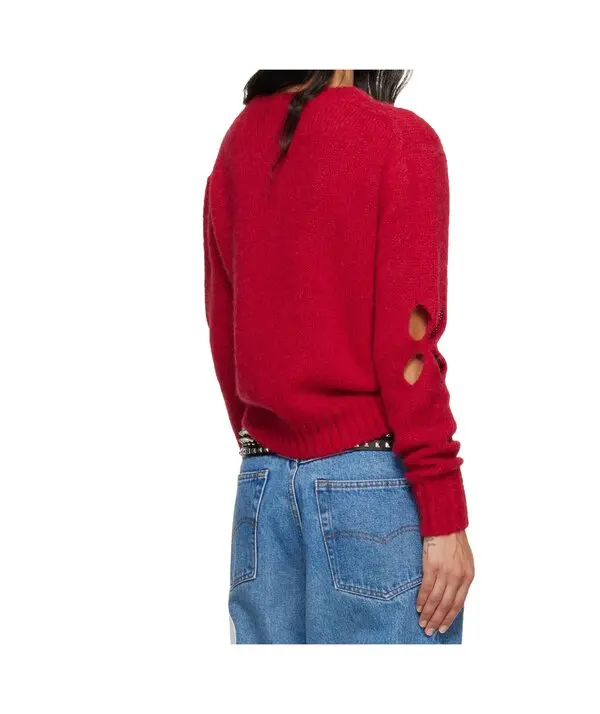 STEFAN COOKE Crew Neck Distressed Sweater