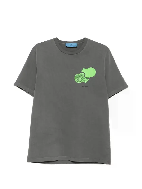 11 11 L.U.C.K. Graphic Print Crew Neck T-shirt