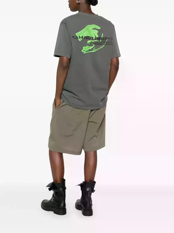11 11 L.U.C.K. Graphic Print Crew Neck T-shirt