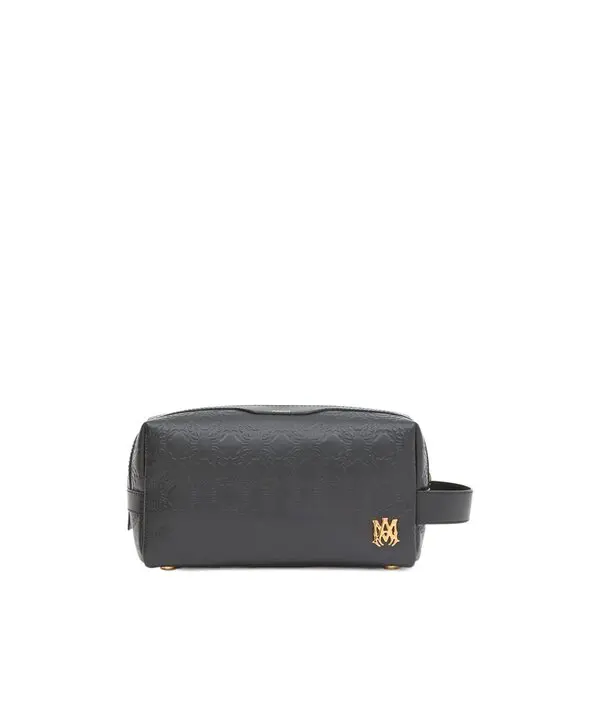Amiri Ma Quad Leather Dopp Kit - Black