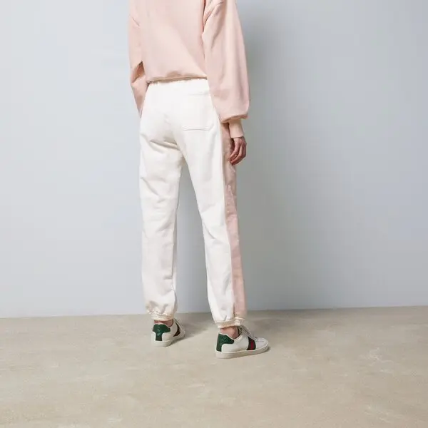 Gucci Logo Embroidered Jersey Trackpants