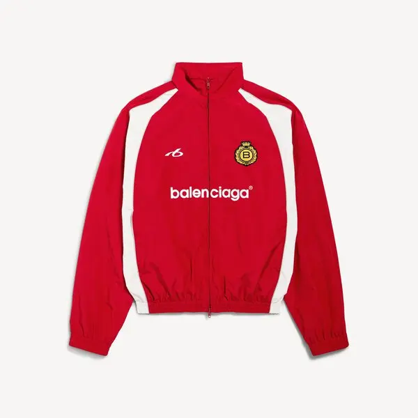 Balenciaga Soccer Track Jacket - Red